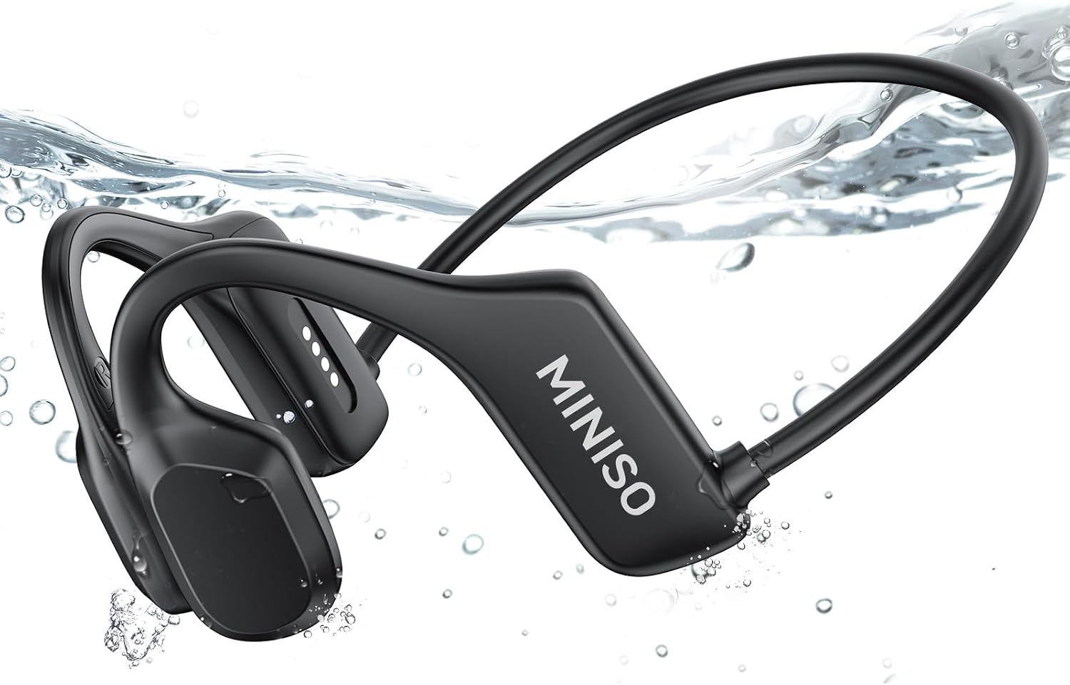 MINISO MS158 Swimming Headphones, Bone Conduction Headphones, Open Ear ...