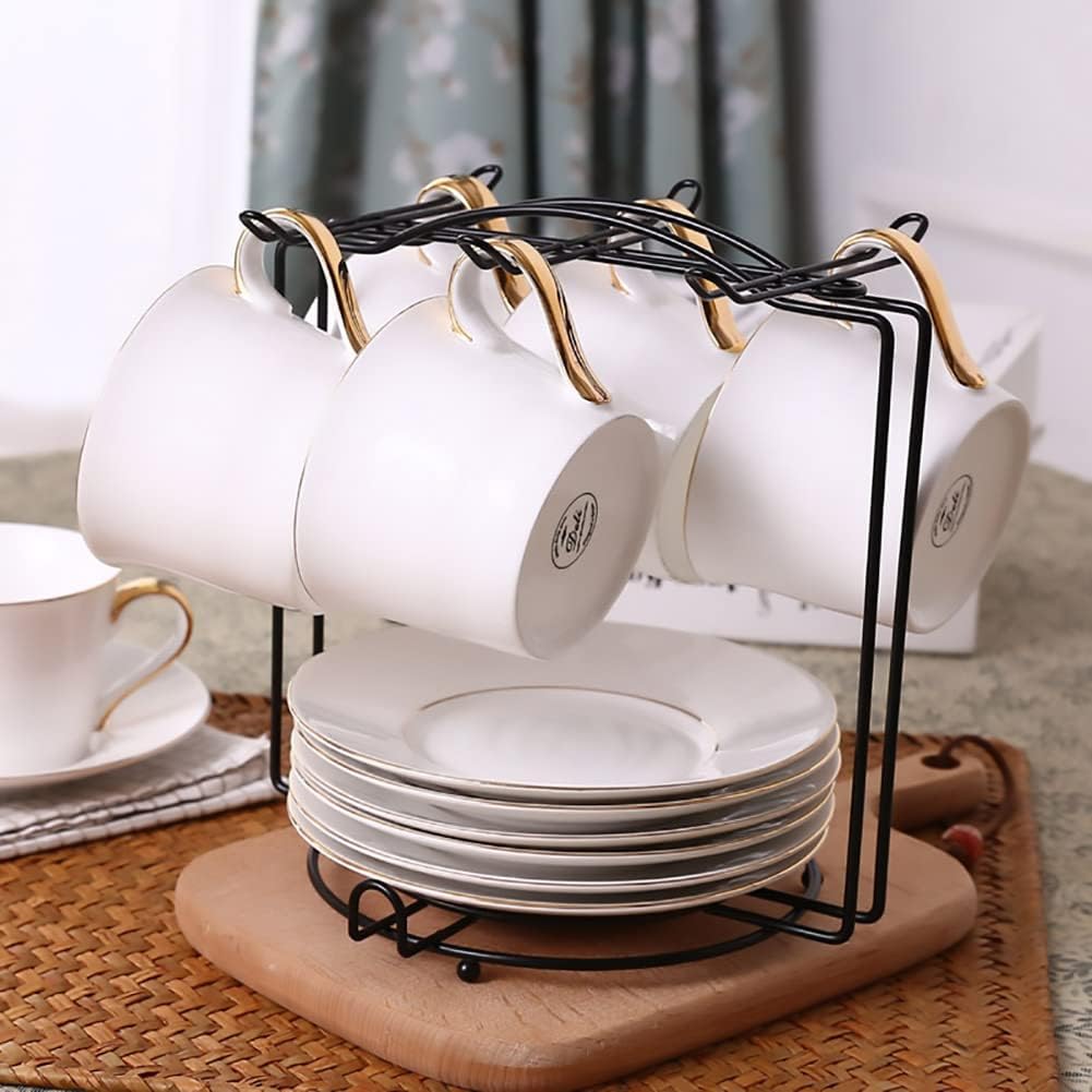 Amazon.com: Creation Core Vintage Bronze Iron Coffee Cup Holder Storage ...