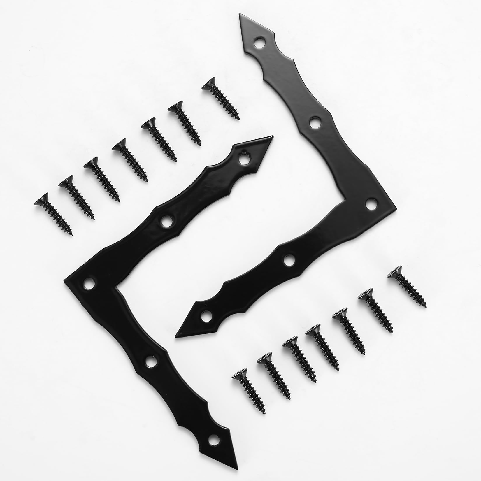 Snapklik.com : Decorative Corner Brackets, 10pcs Barn Door Sliding Door ...