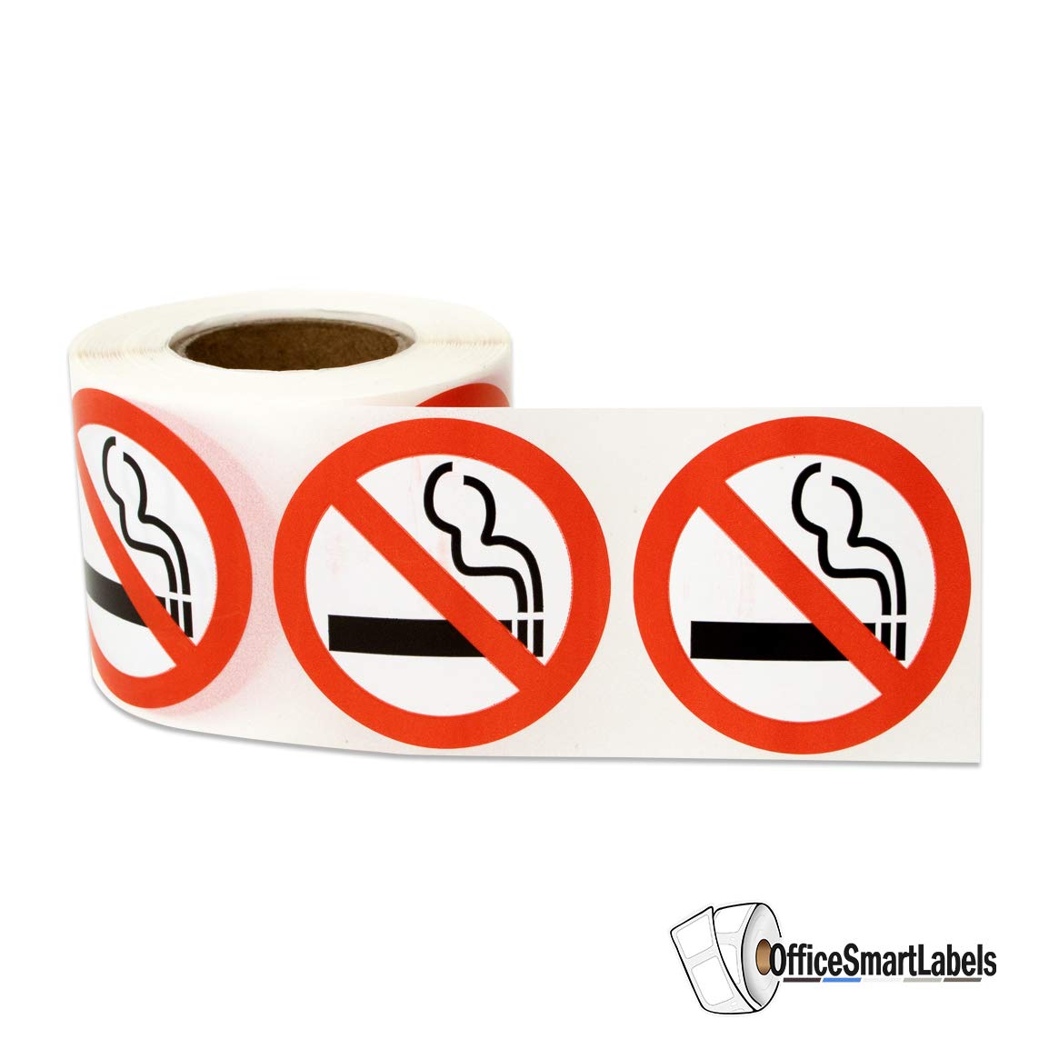 Snapklik.com : No Smoking Sign - 1.5" Round Circle Dots For Business ...