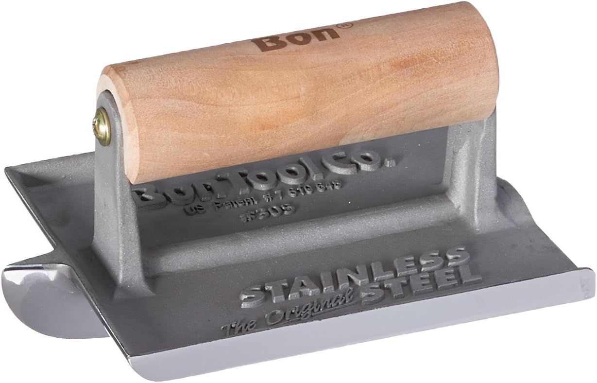 Bon 89-305 Cast Stainless Steel 6-Inch by 4-/12-Inch Concrete Bullet ...