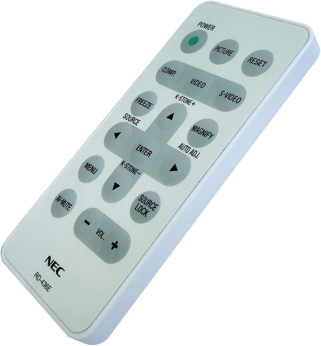 Amazon.com: PROROK Remote Control RD-436E Compatible for NEC Projector ...