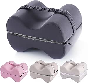 Amazon.com: SANQEEMU Knee & Leg Pillow for Side Sleepers-Soft Cooling ...