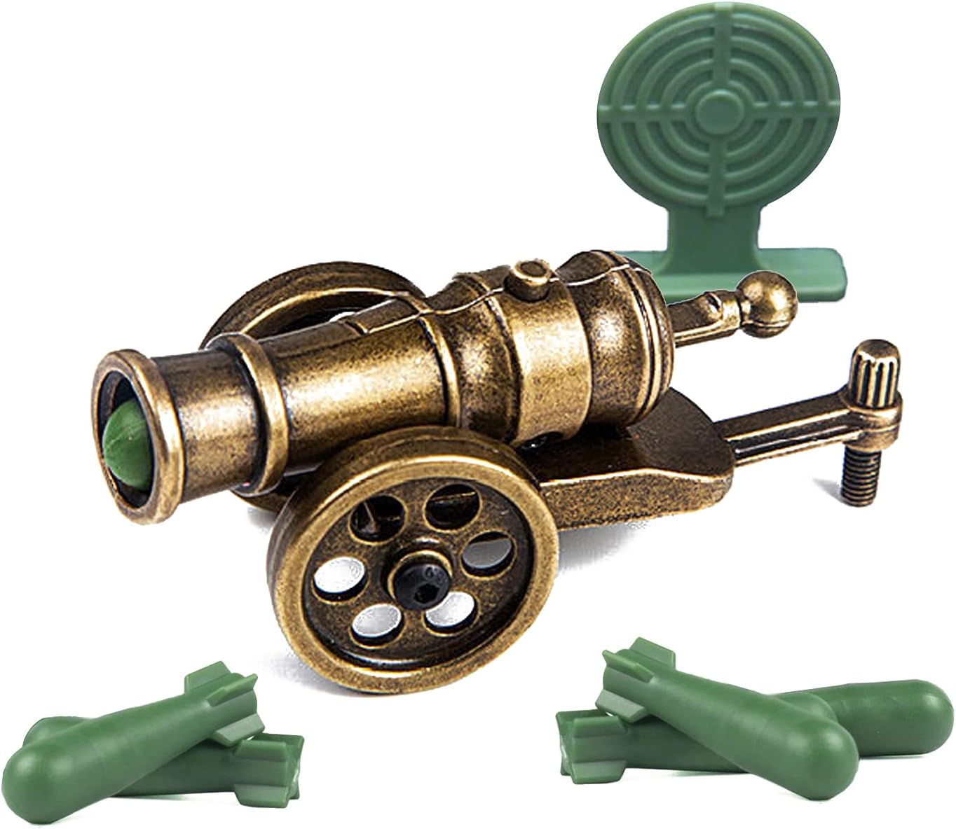 Amazon.com: TIETHEKNOT Metal Miniature Cannon Model Replica Desktop ...