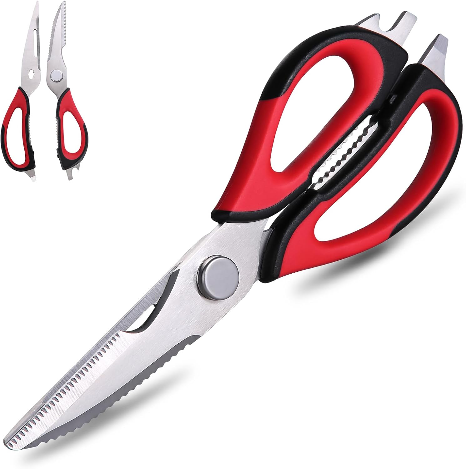 Amazon.com: Kitchen Scissors All Purpose for Food, Kitchen Shears Come ...