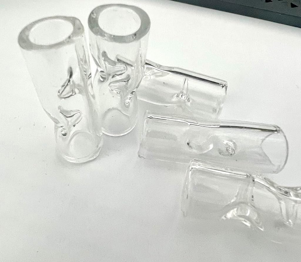 Amazon.com: Clear Glass Reusable Cigarette Filters - Large 5 Pack ...