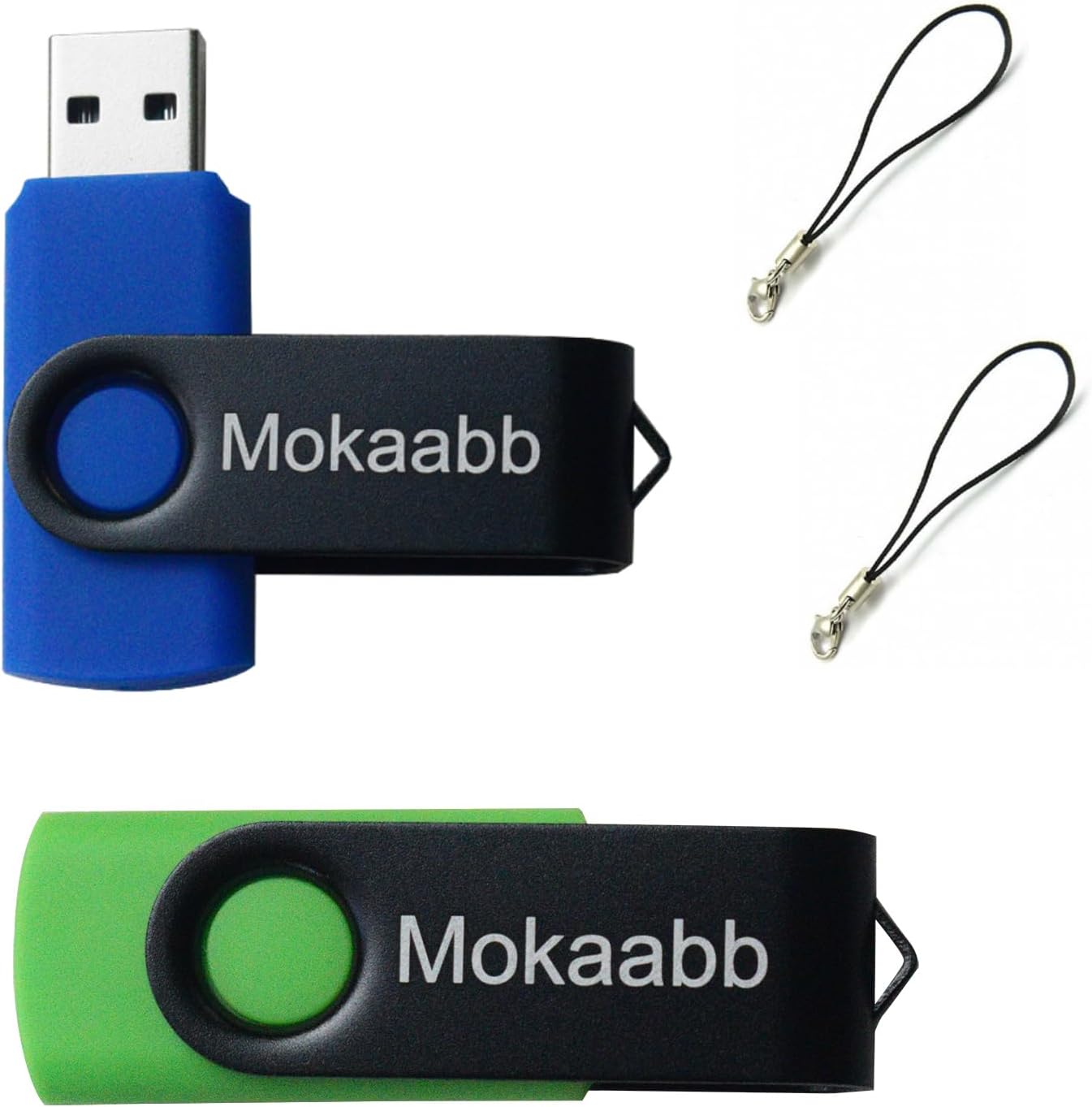 Amazon.com: Mokaabb USB 8GB Thumb Drive 2 Pack USB2.0 Flash Drive 8GB Bulk Pack USB Flash Drive ...