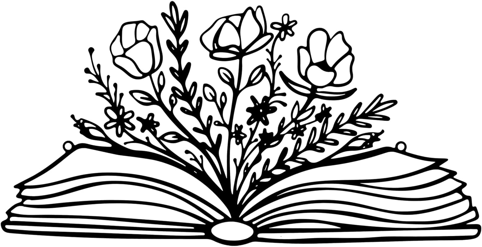 Amazon.com: SwallowLiving 14 x 7 Inches Reading Sign Decor Book Lovers ...