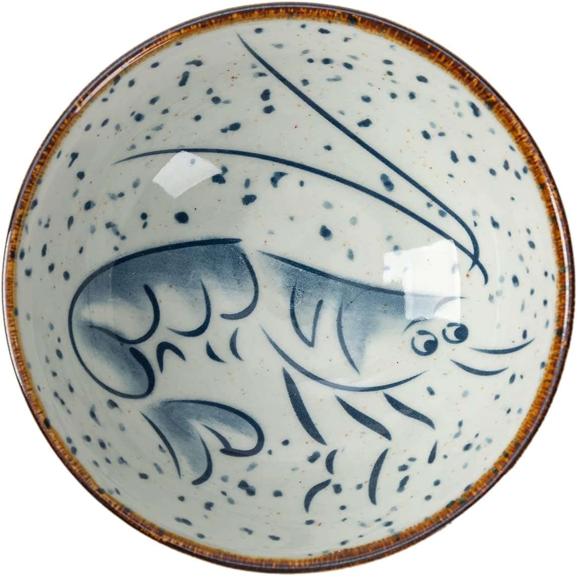 Buy TJ Global Set of 6 Traditional Japanese Pottery Ceramic Bowls with ...