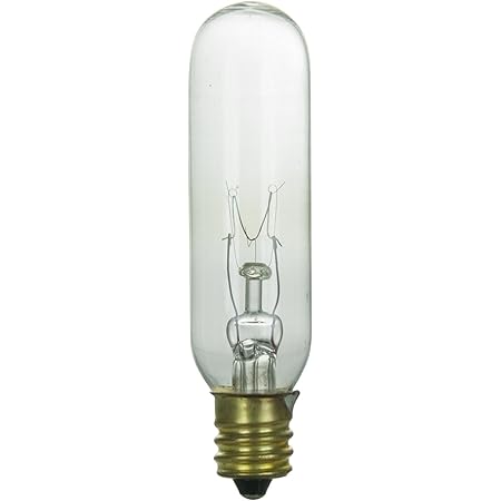 Philips 416107 Exit Sign 15-Watt T6 Candelabra Base Light Bulb, 2-Pack ...
