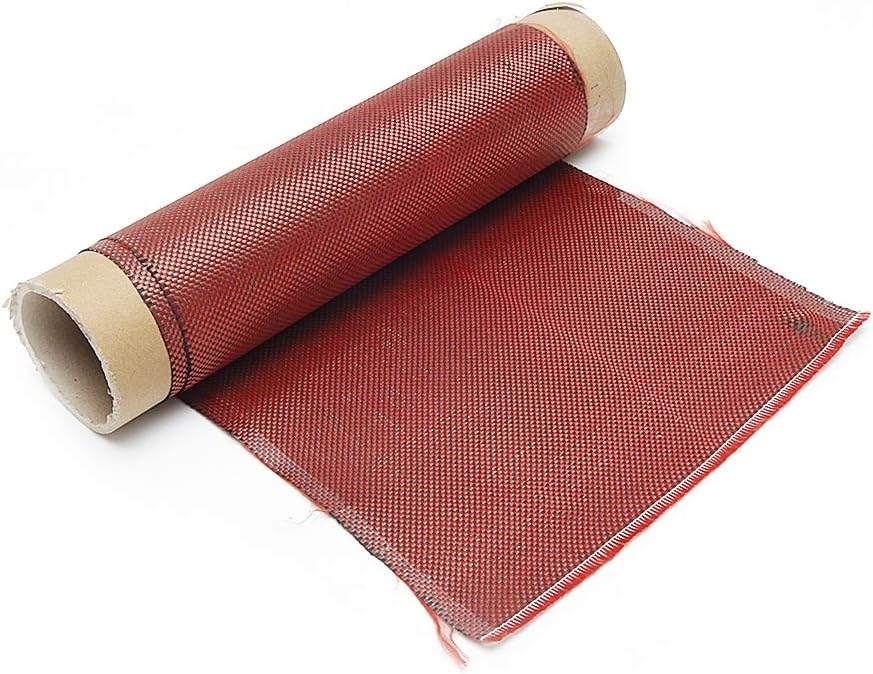 Amazon.com: CoCocina 1m 3K 200g Red Carbon Fiber Hybrid Fabric Cloth ...