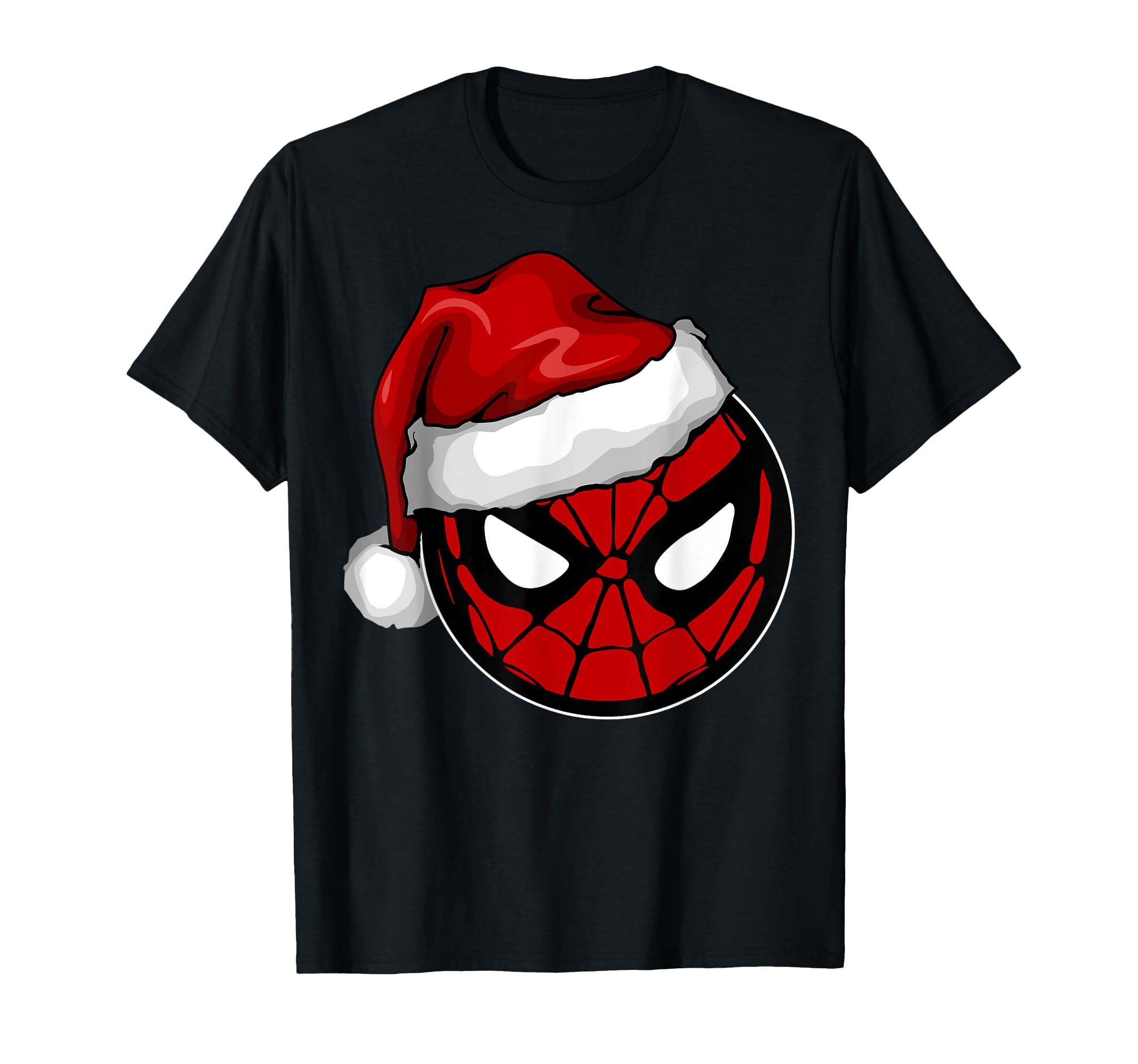 Amazon.com: Marvel Christmas Spider-Man Santa Hat T-Shirt : Clothing ...