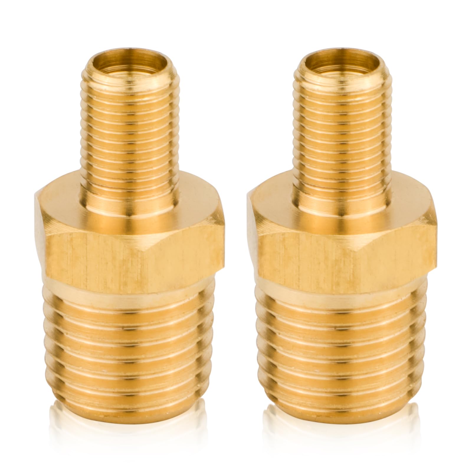 Amazon.com: PEUTIER 2pcs Air Inflator Adapter, 1/4" NPT (M) to Standard ...