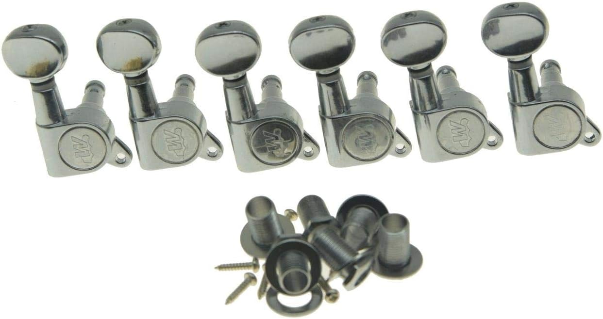 Amazon.com: Wilkinson 6 Inline Chrome E-Z-LOK Post Guitar Tuners E-Z ...