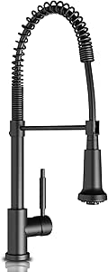 FV Talampaya Z412.01/T1F-FB, Single Handle Bar Kitchen Faucet With Pull ...
