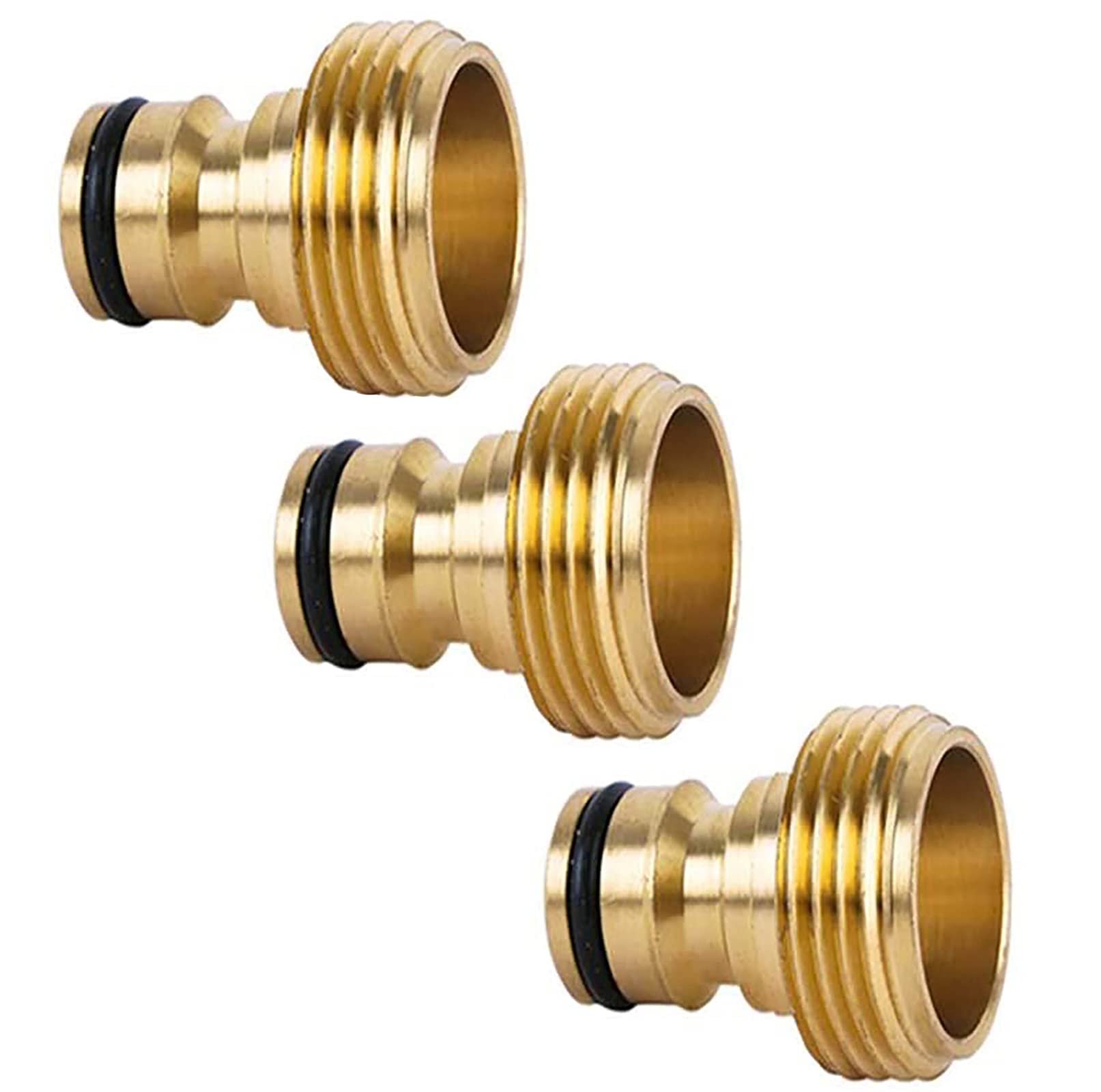 Amazon.com : SHOWNEW Garden Hose Quick Connector Male Hose End Adapters ...