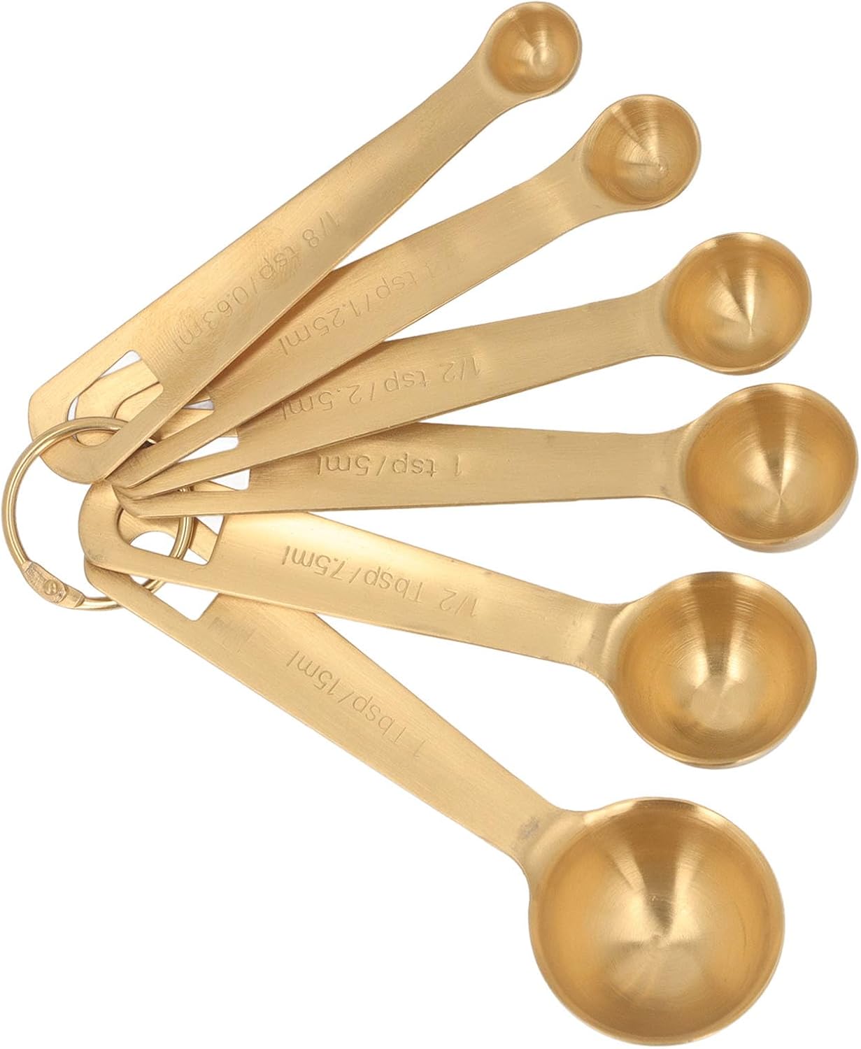 Amazon.com: Premium Heavy Duty Stainless Steel Measuring Spoons, Set of ...