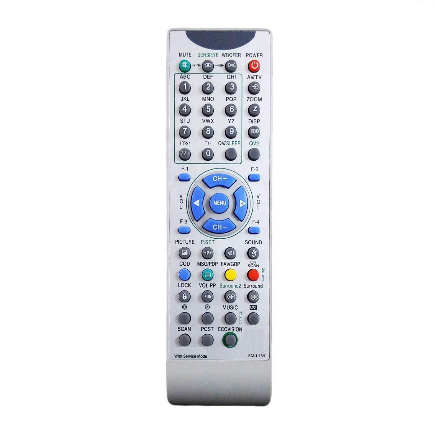 Buy BhalTech RMU-134 CRT TV Universal Remote (Suitable for Videocon Crt ...