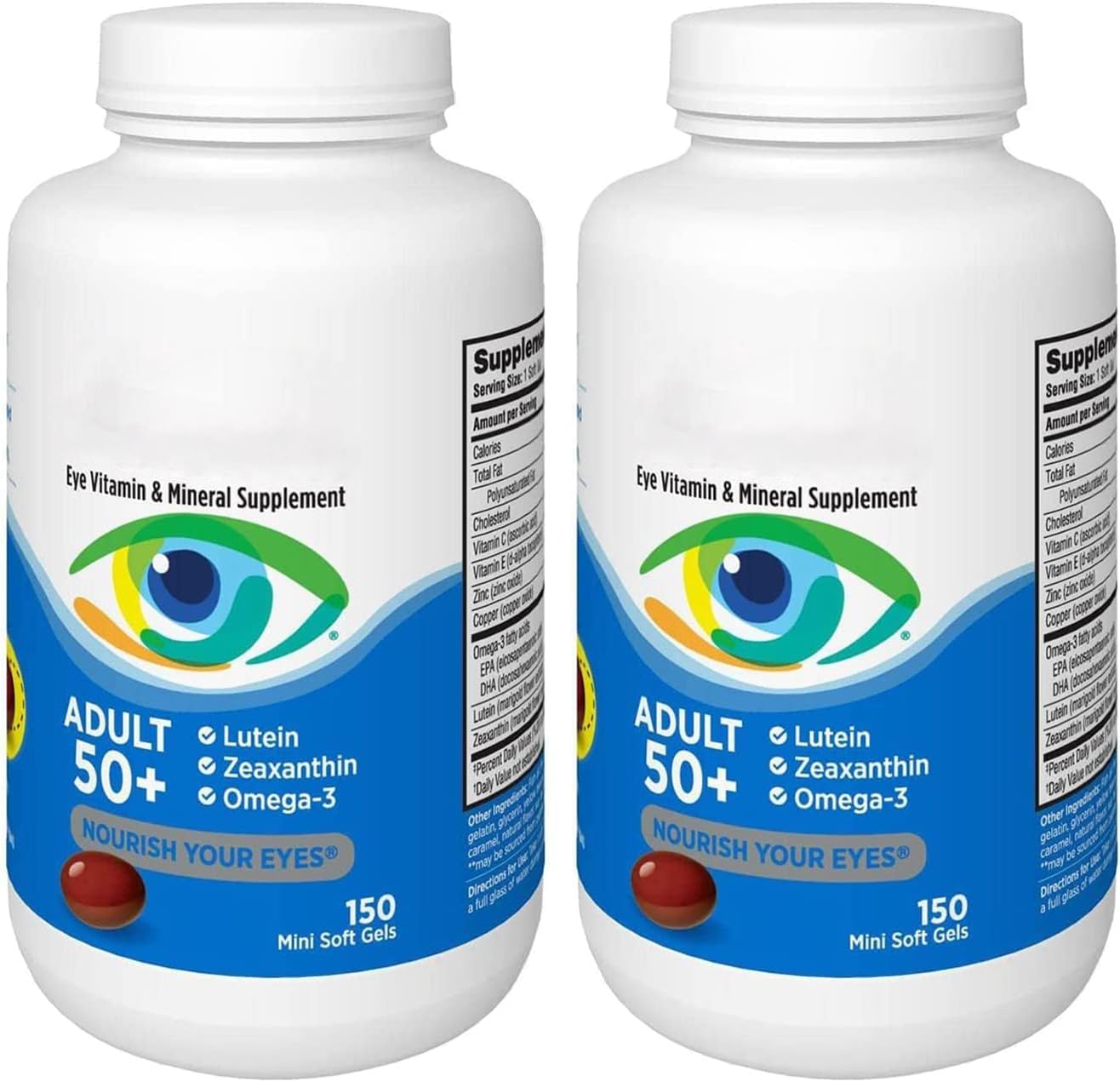 Amazon.com: ARYU Suplemento de vitamina y mineral para ojos, contiene ...