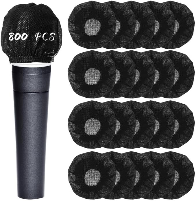 Amazon.com: LDHHYH 800 PCS Disposable Microphone Cover, Non-Woven ...