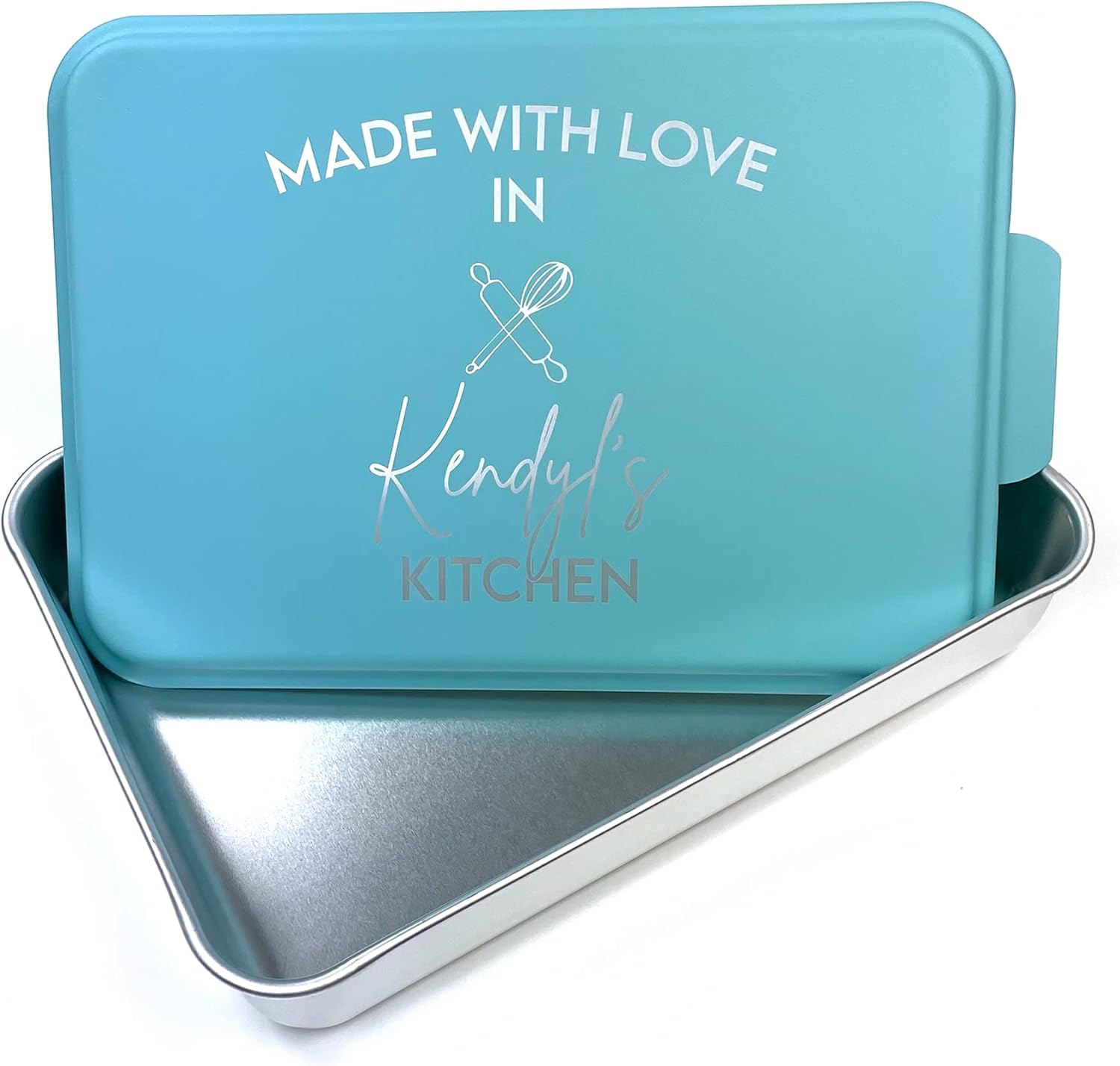 Amazon.com: The Crafty Engineer Personalized Baking Dish Laser Engraved ...