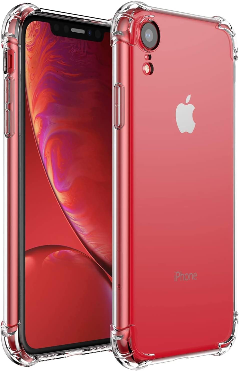 JETech Case for iPhone XR 6.1-Inch, Shockproof Transparent Bumper Cover ...