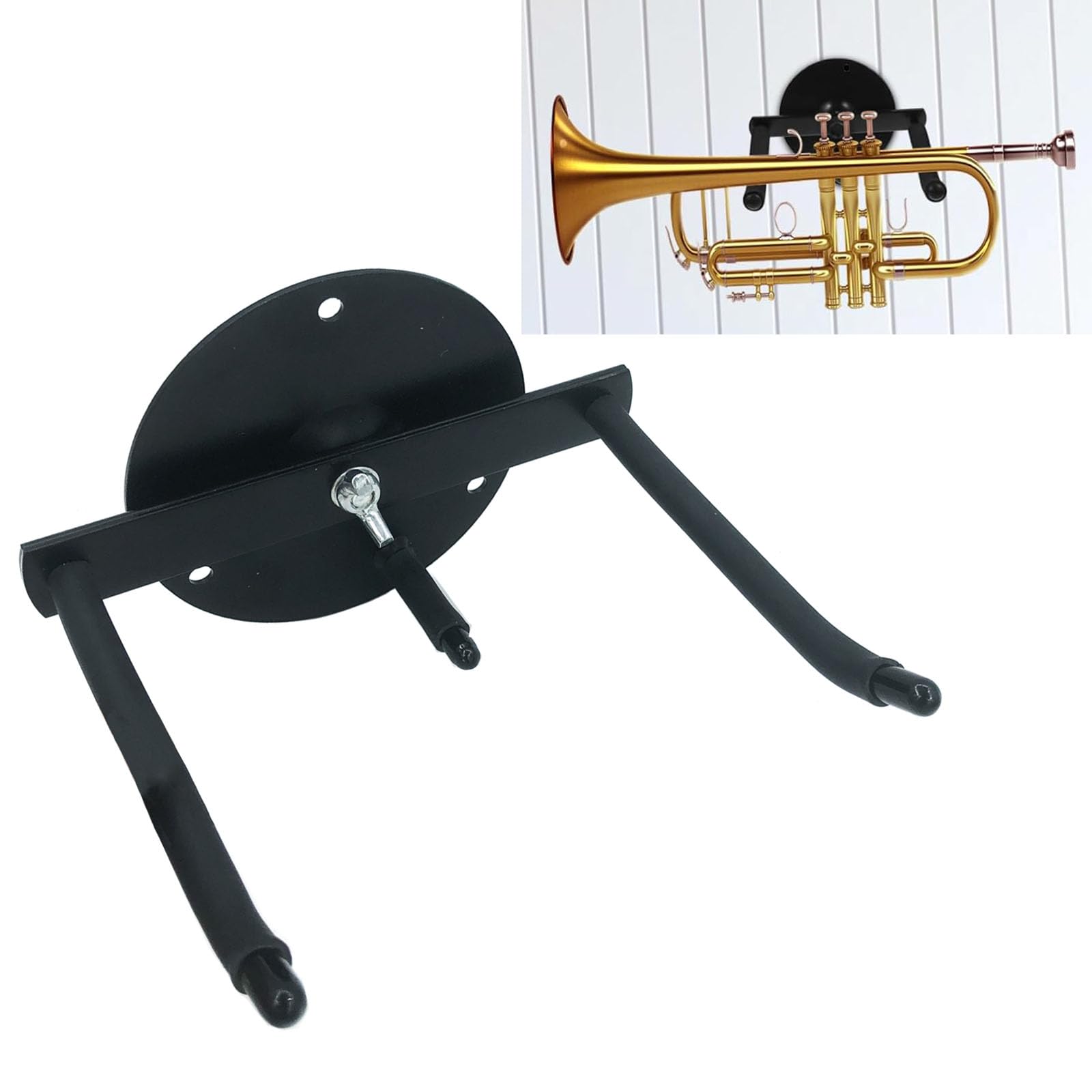 Amazon.com - TUOREN Trumpet Hanger Wall Mount Trumpet Holder Metal ...
