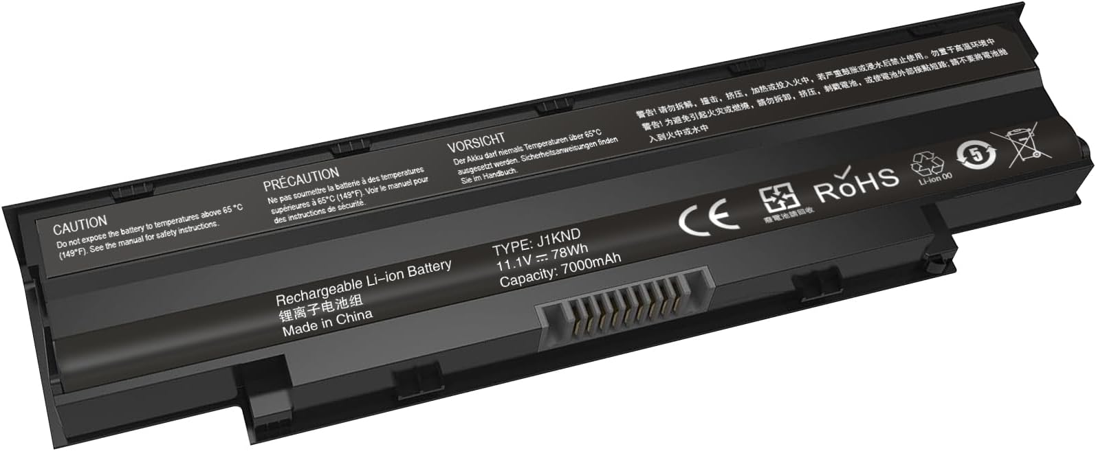 Amazon.com: Replacement J1KND 11.1v 48wh Laptop Battery For Dell ...