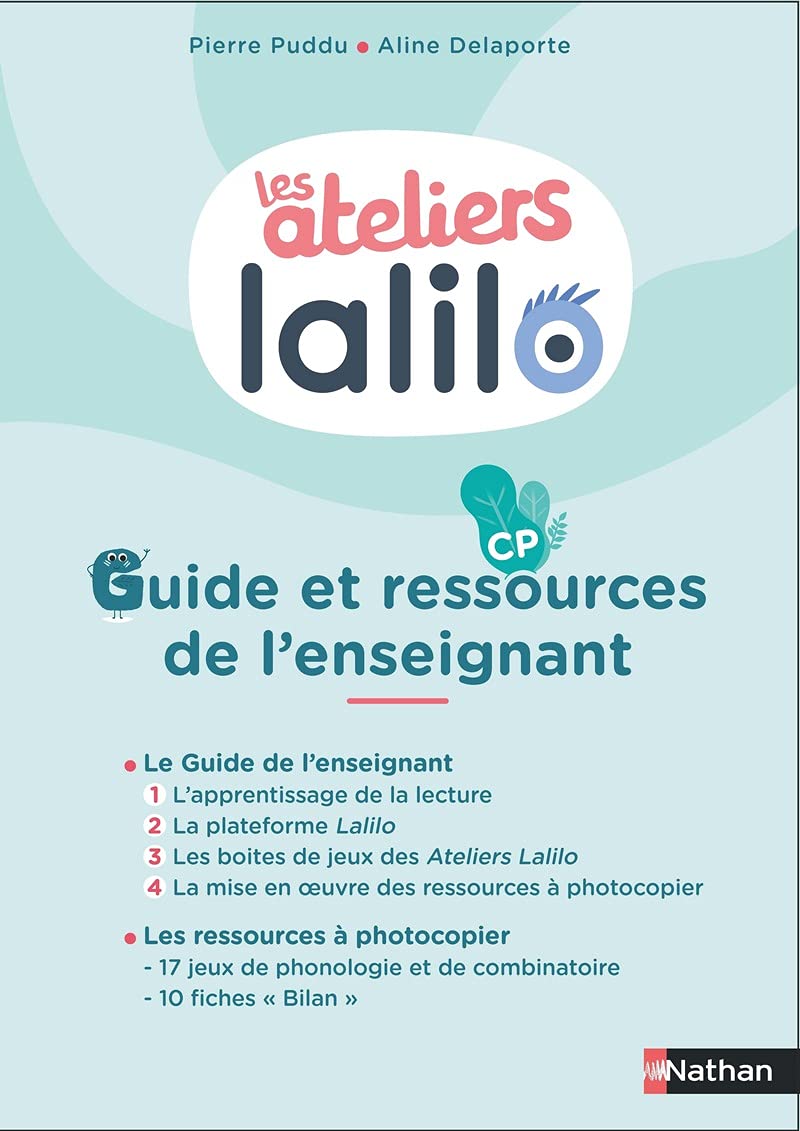Amazon.com: Les ateliers Lalilo - CP - Guide pédagogique + Ressources ...
