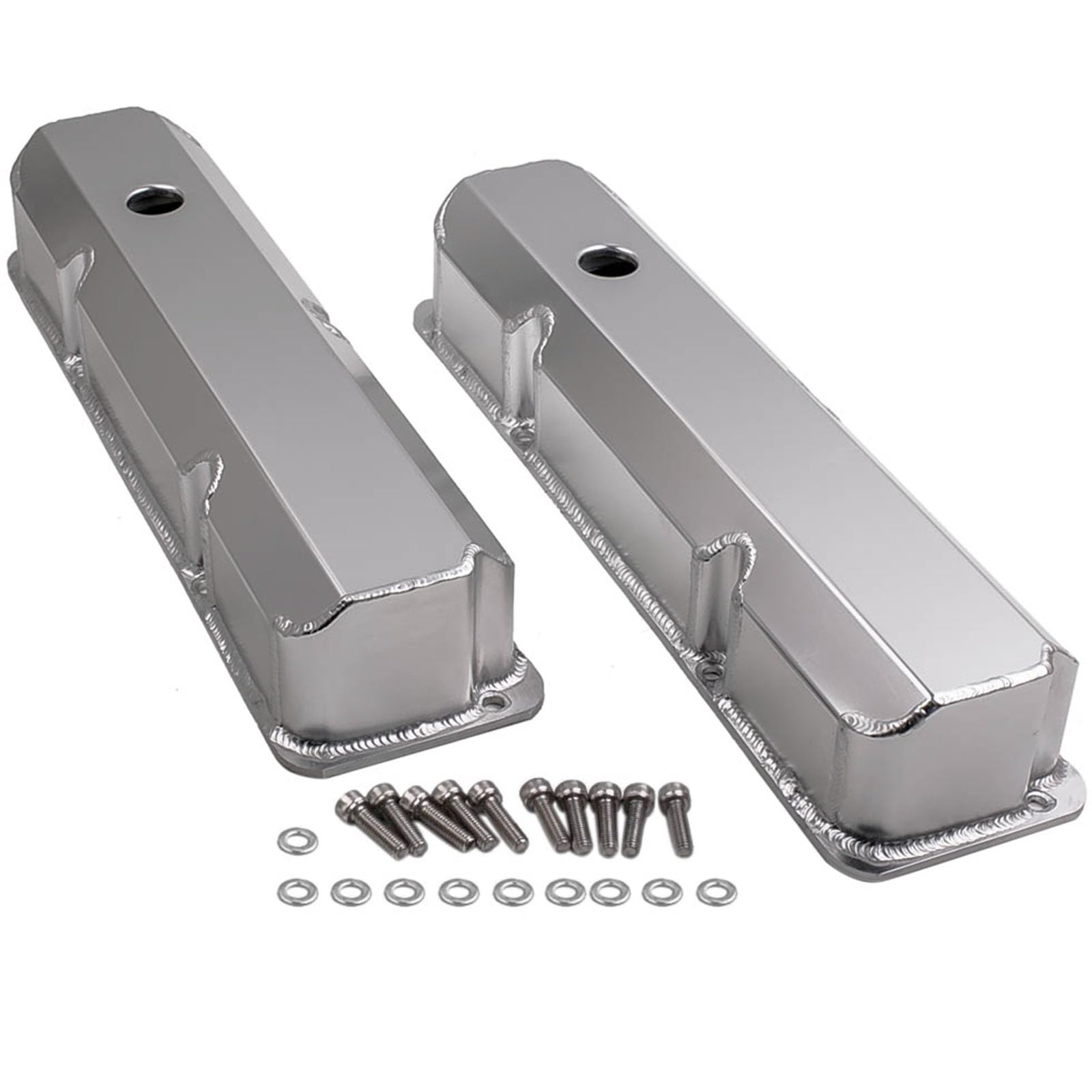 Snapklik.com : Aluminum Valve Covers For Ford FE BBF 390 332 352 360 ...
