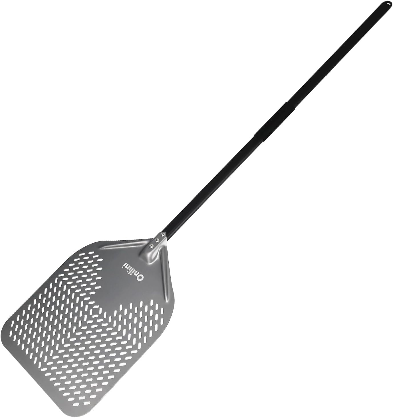 Amazon.com: 14 x 18 Inch Perforated Pizza Peel, 54 inches Overall Long ...