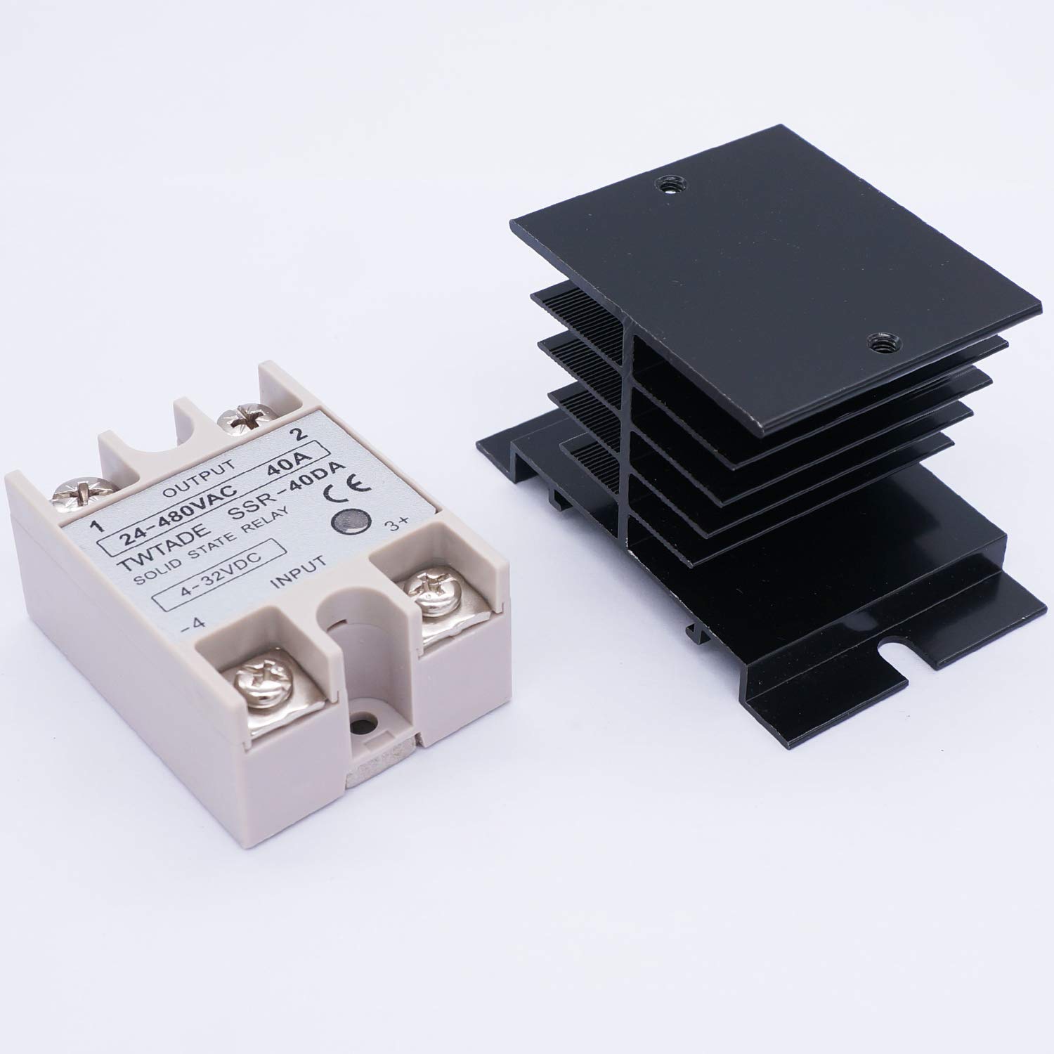 Snapklik.com : Solid State Relay SSR-40 DA 40A DC 3-32V To AC 24-480V ...
