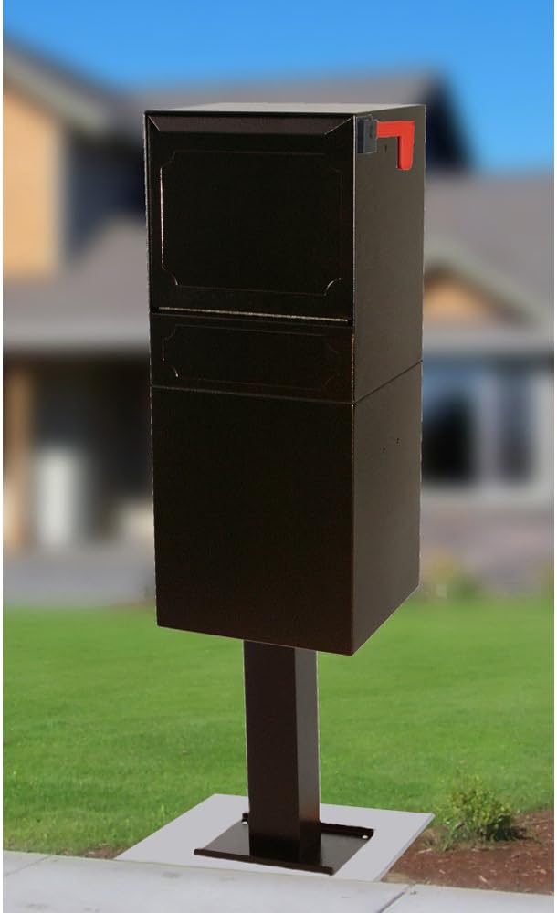 Amazon.com: dVault® Parcel Protector Vault DVU0050 Locking Mailbox with ...