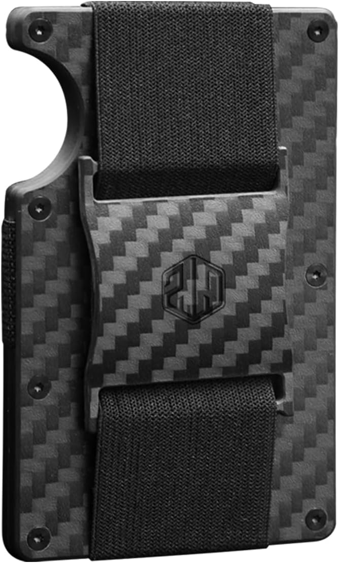 Amazon.com: Haflyer Slim Wallet for Men, Pure Carbon Fiber Wallets ...