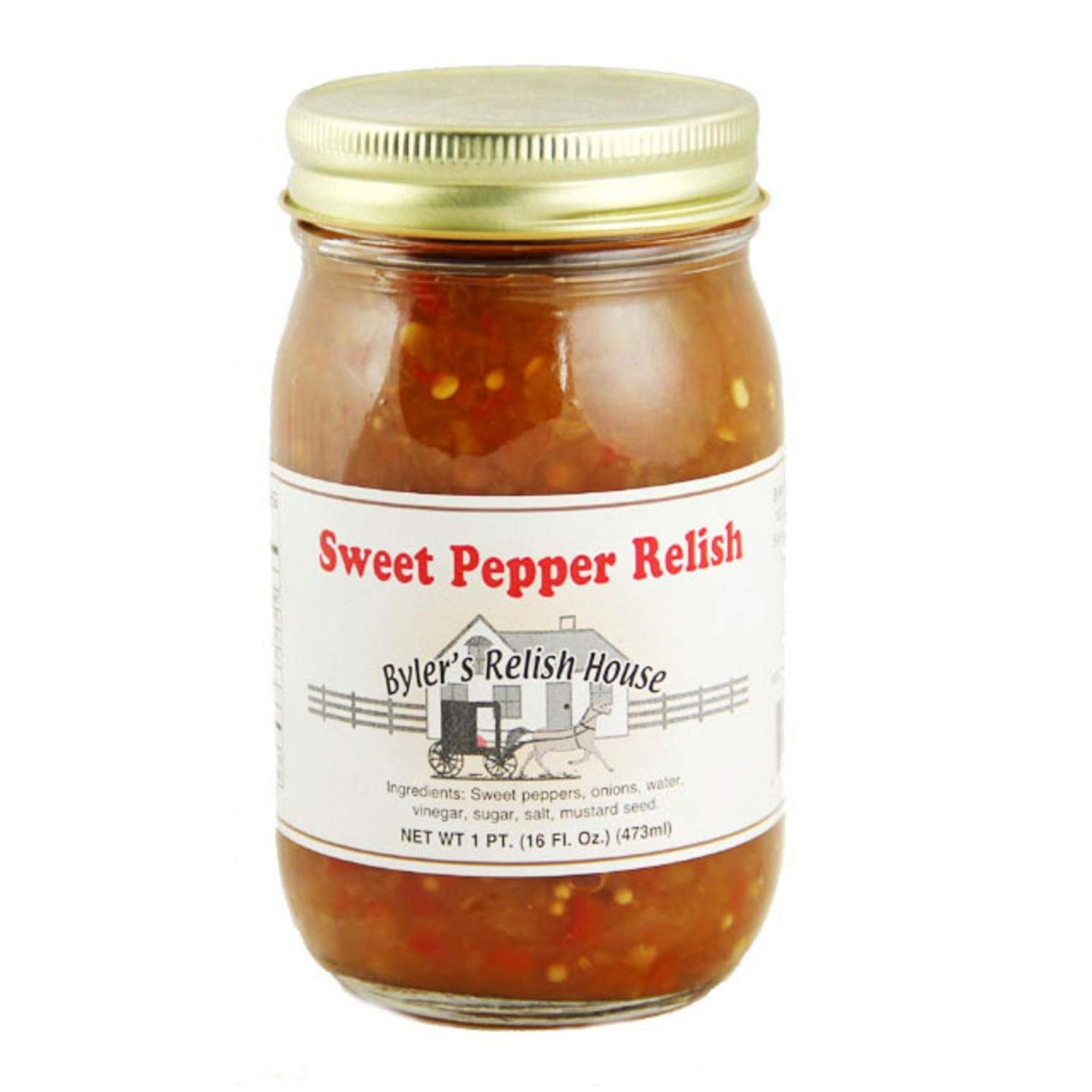 Amazon.com : Byler's Relish House Homemade Amish Country Sweet Pepper ...