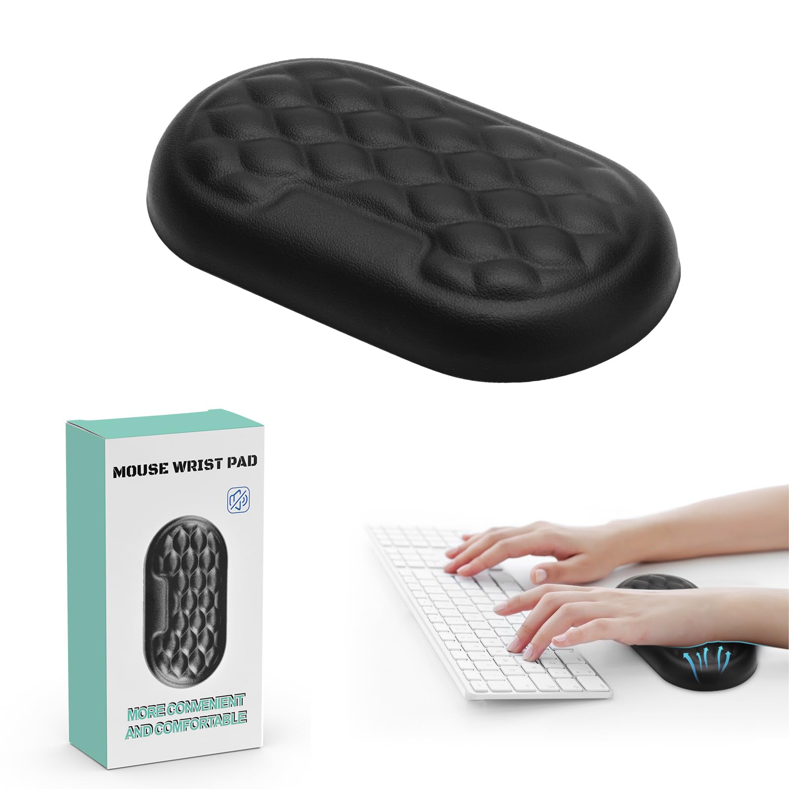 Amazon.com : Mouse Wrist Rest, IPEROT Ergonomic Memory Foam Support ...