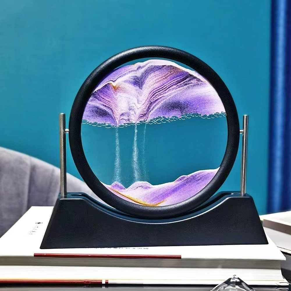 Amazon.com: Moving Sand Art Picture Flowing Sand Painting 3D Deep Sea ...