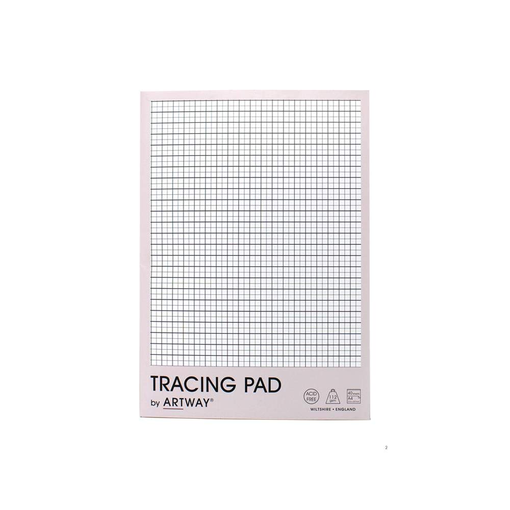 Artway Premium Tracing Pad - A4 - Heavyweight 112gsm - 40 Sheets, White ...