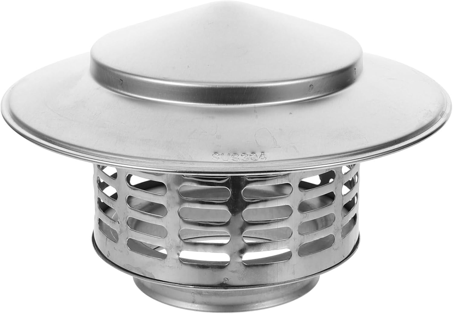 Round Roof Cap Smoke Exhaust Rain Cap Fireplace Chimney Caps Chimney ...