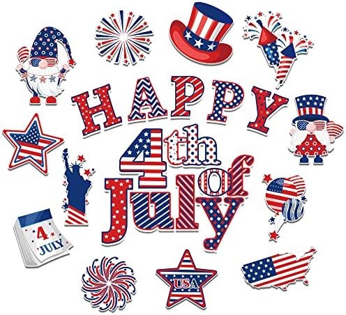 Amazon.com: 48Pcs 4th of July Bulletin Board, Independence Day Bulletin ...