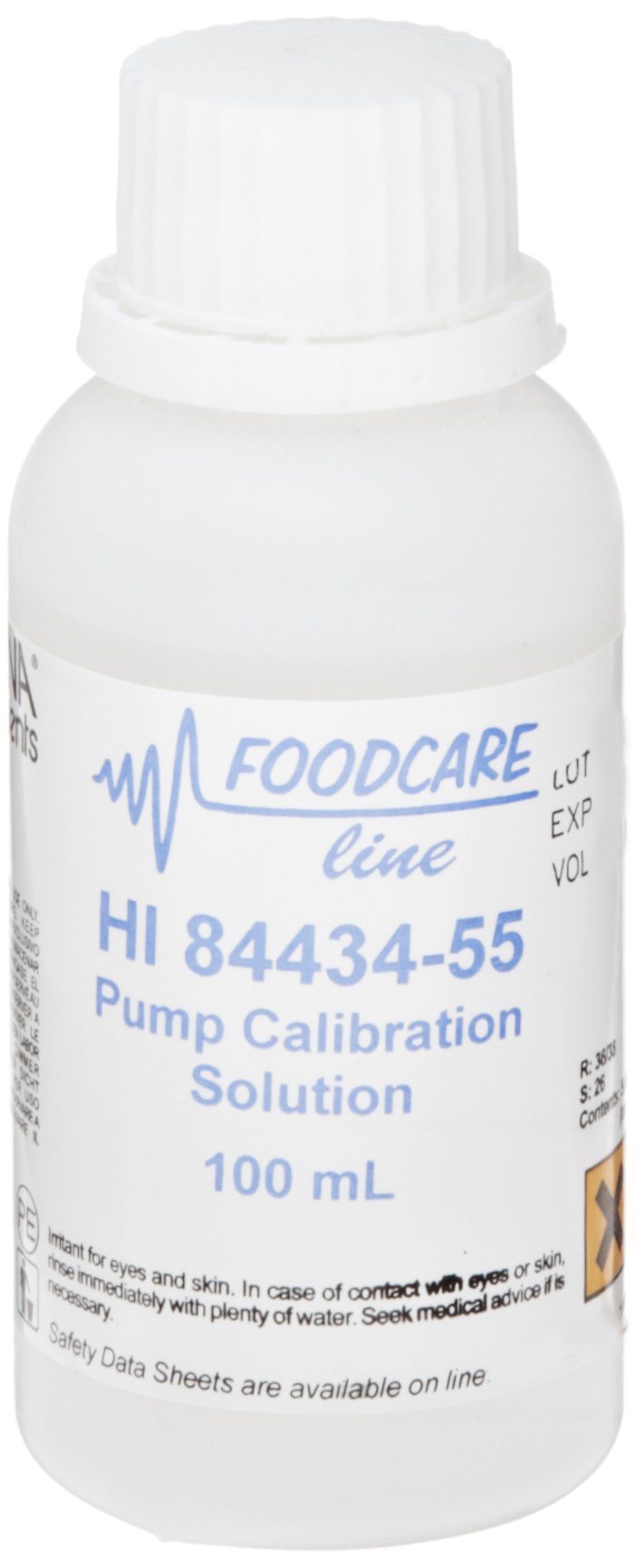 Hanna Instruments HI84434-55 Pump Calibration Solution, 100mL Bottle ...