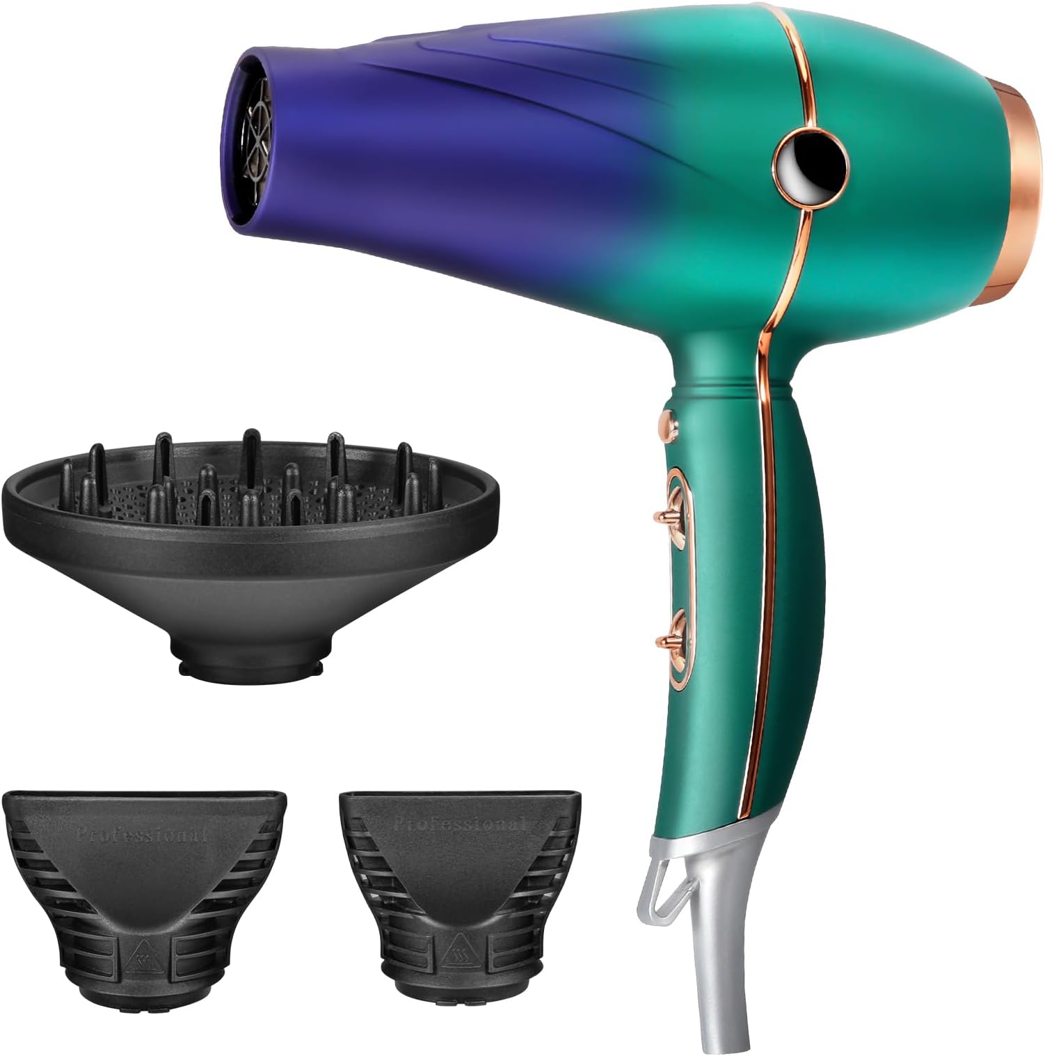 Amazon.com : AT1NTEN Professional Powerful Hair Dryer,2300w Ionic Blow ...