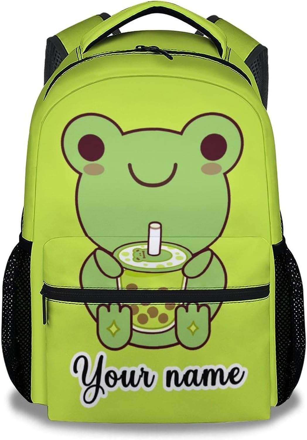 Amazon.com | COOPASIA Personalized Frog Backpack for Girls Boys, 16 ...