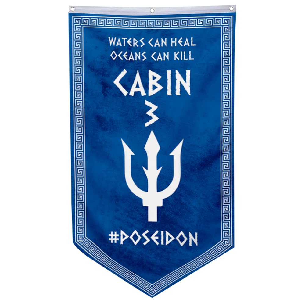 Amazon.com : Yanbooch Cabin 3 Poseidon Banner Flag Man Cave Bed Room ...