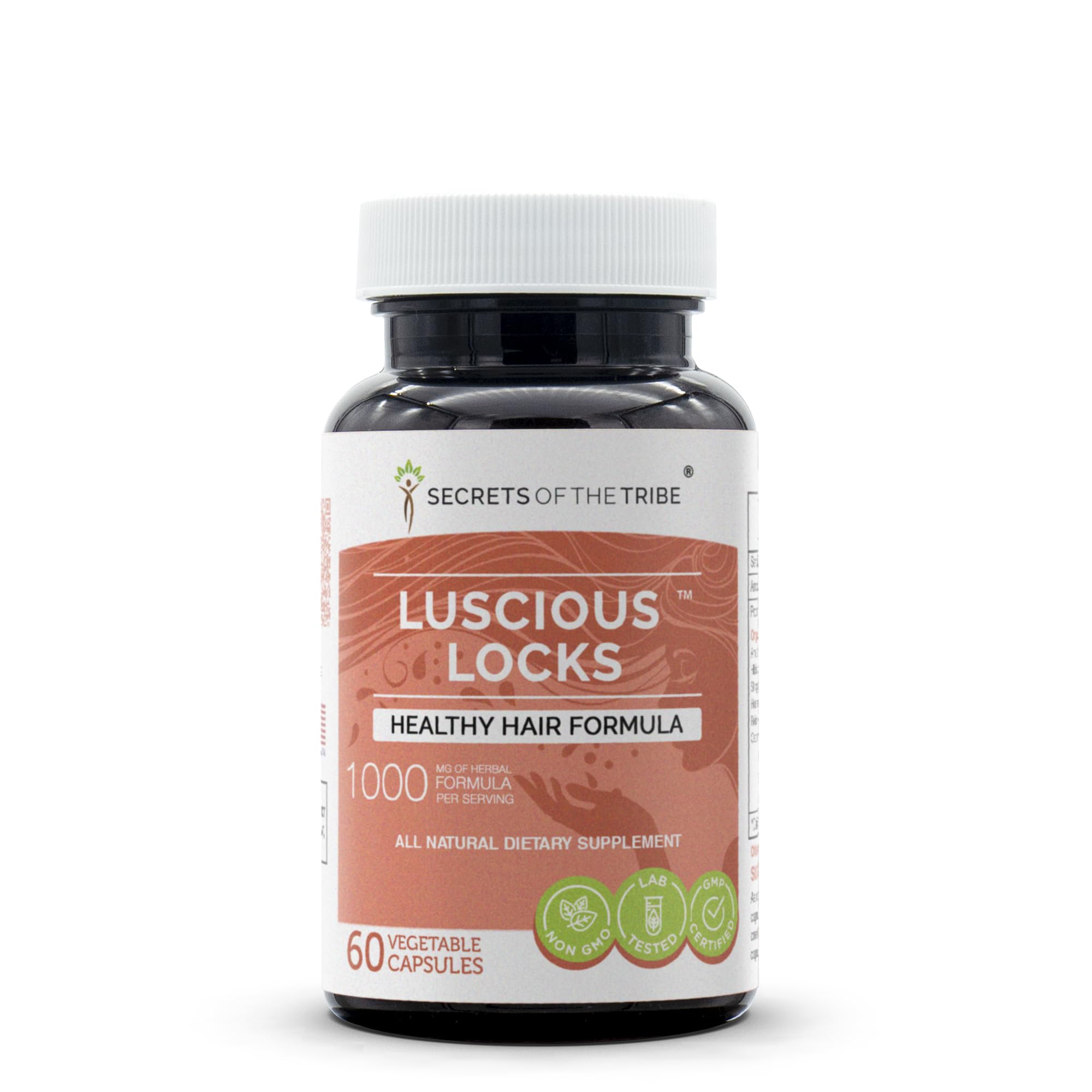Amazon.com: Secrets of the Tribe Luscious Locks 60 Capsules, 1000 mg ...