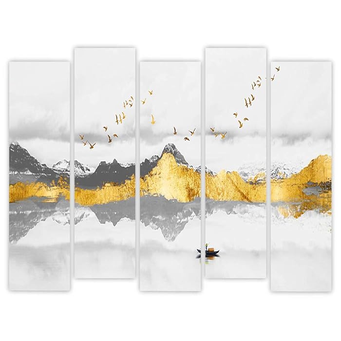 Buy HD RAPID DESIGN Multiple Attractive Frames Split Art Texture MDF ...