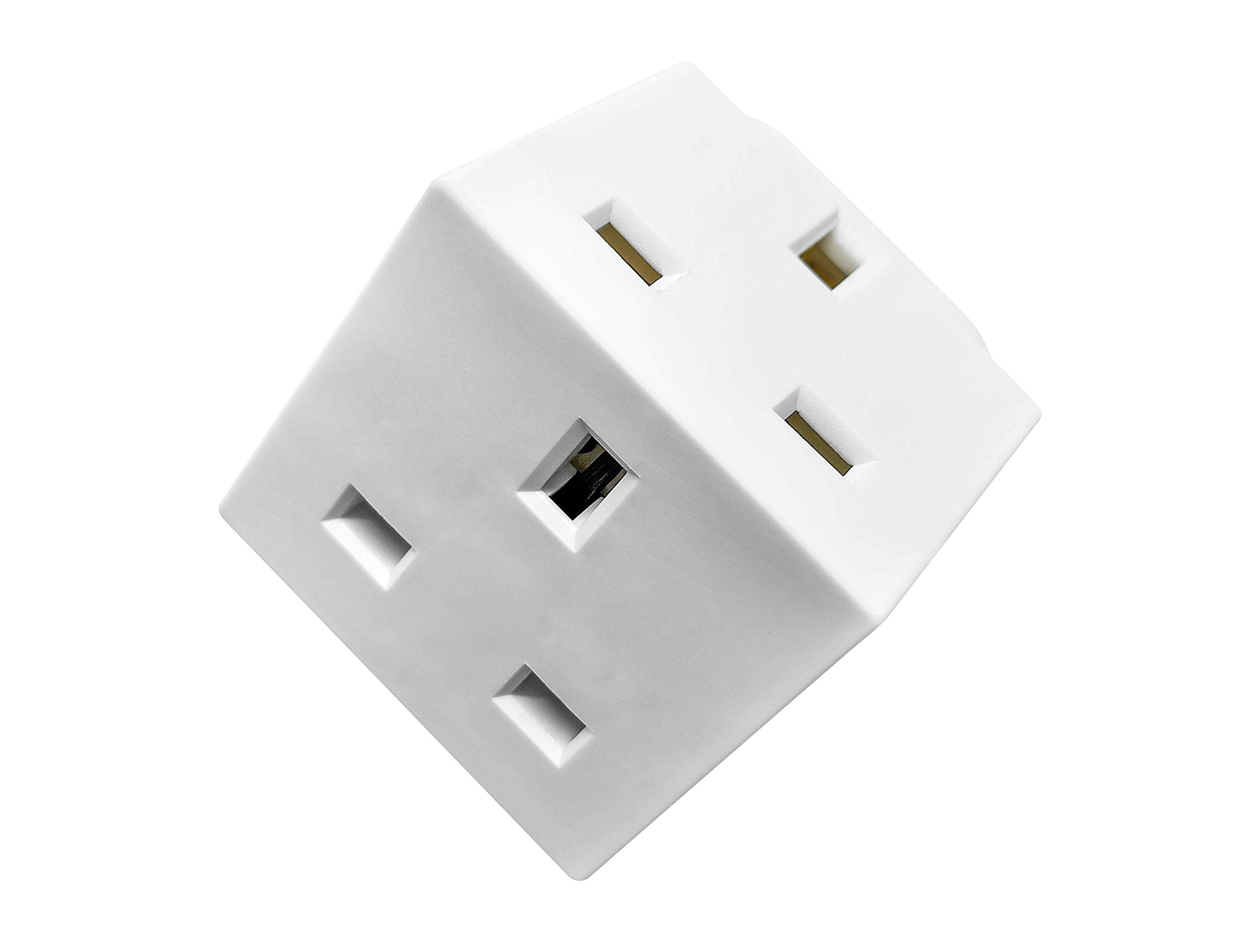 2 Way Multi Plug Adaptor 3 Pin Uk Socket Extender | Desertcart OMAN