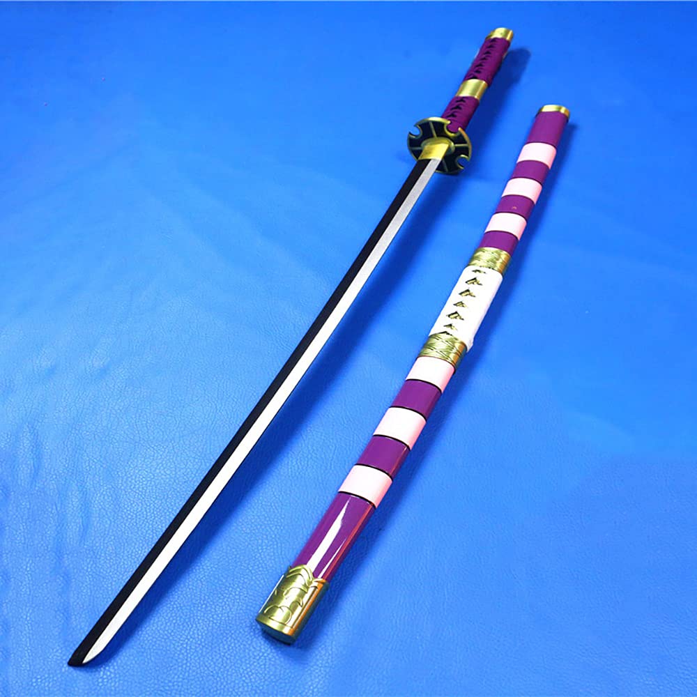 Buy ONE Piece Blade Props,Roronoa Zoro Cos Wooden One Piece Prop Model ...