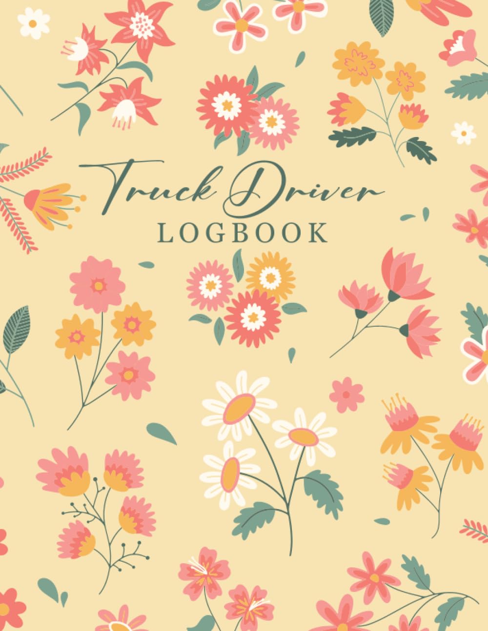Truck Driver Log Book: Trip Mileage Fuel & Maintenance Record Logbook ...