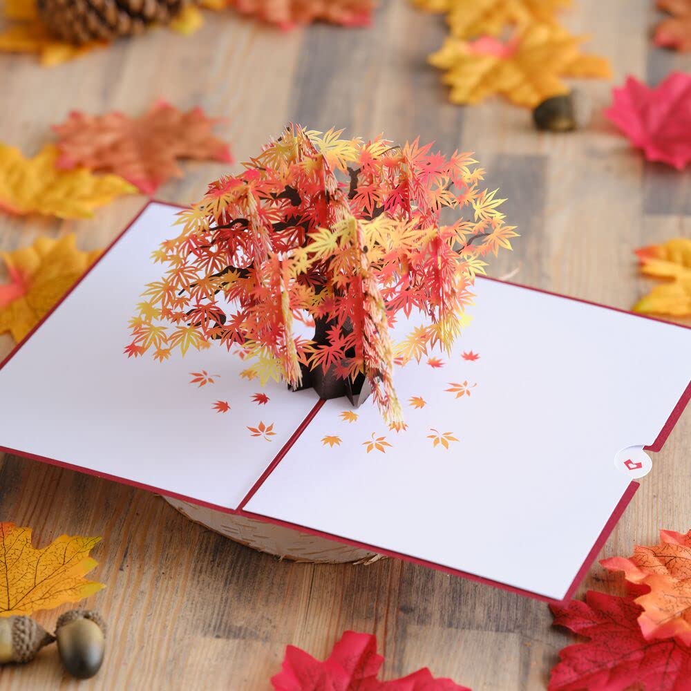 Snapklik.com : Sugar Maple Tree Pop Up Card, 5x7-3D Greeting Card, Fall ...